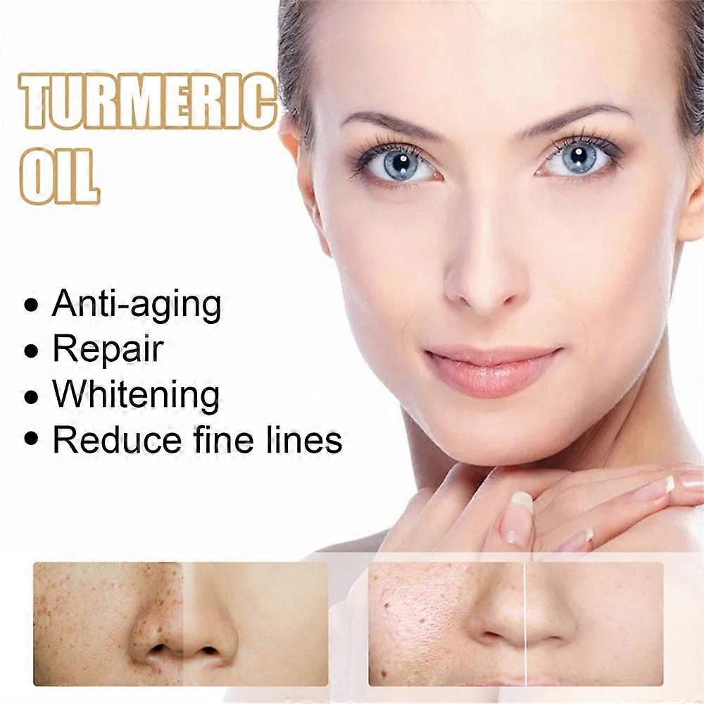 1-3pcs Turmeric Skin Glow Face Serum Dark Spot Whitening Black Patches ...