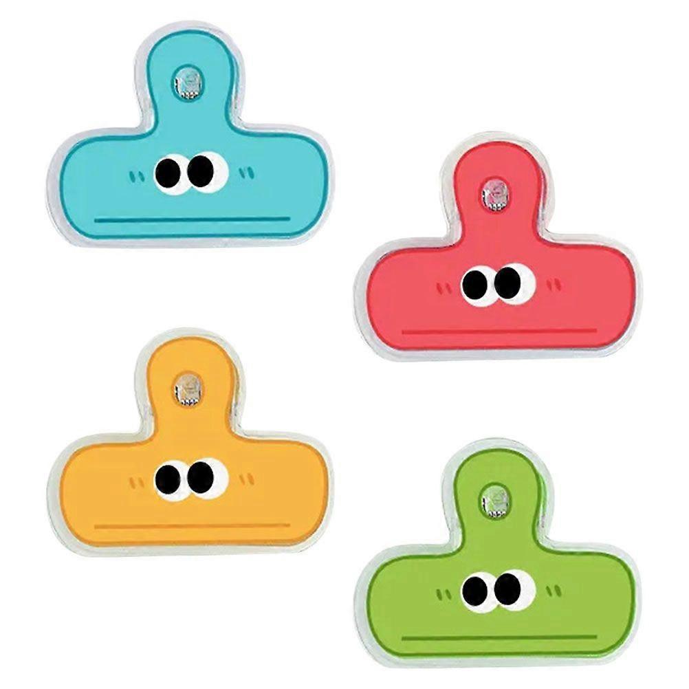 4pcs Chip Clips Cute Face Clips for Kitchen Bag Sealing and Photo ...