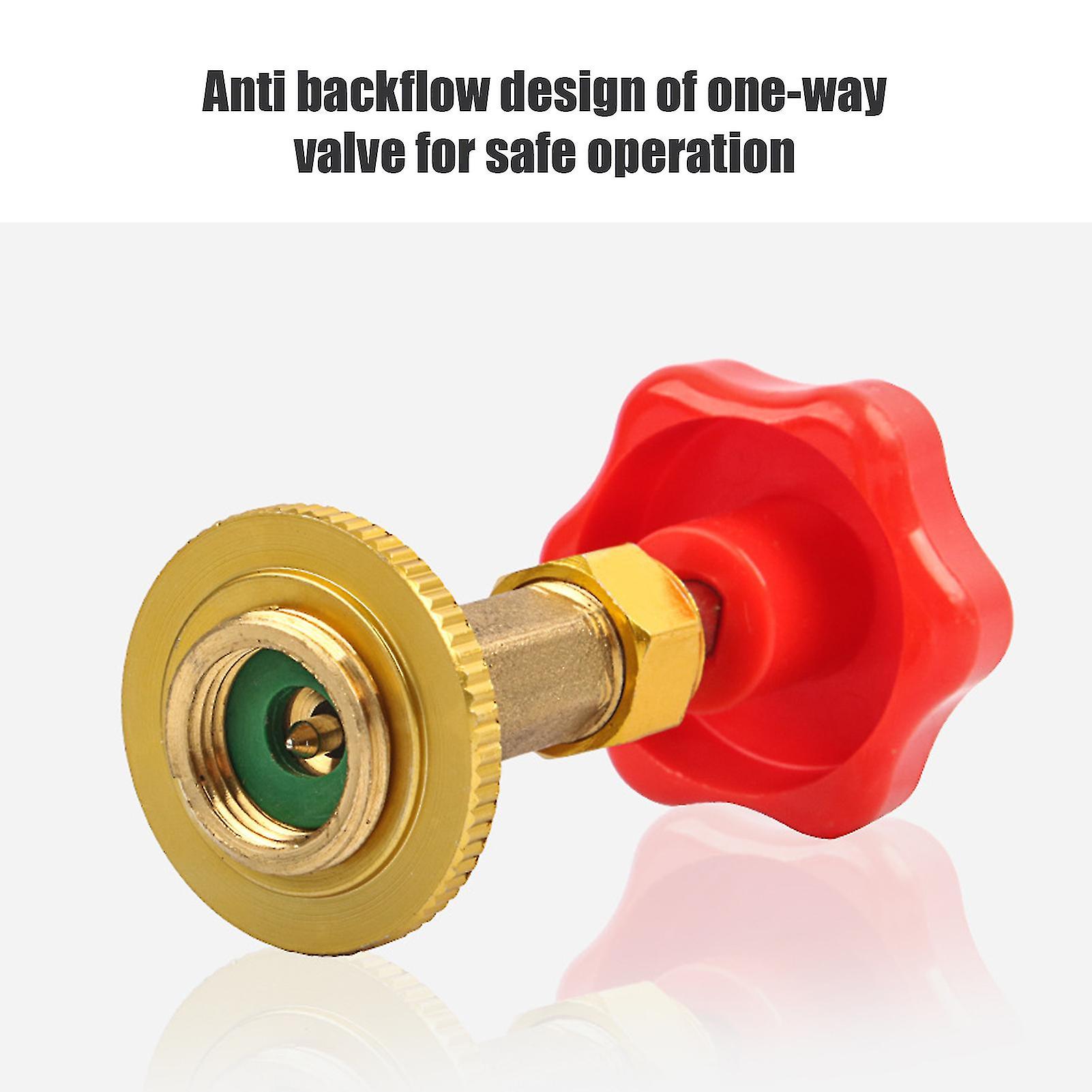 Piercing Valve For Refrigerant Can Car Air Conditioning Charge Valve ...