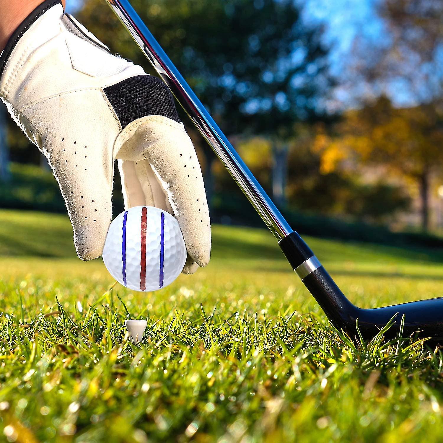 6 Pack Golf Ball Line Drawing Marker Golf Ball Liner Golf Ball Marking ...