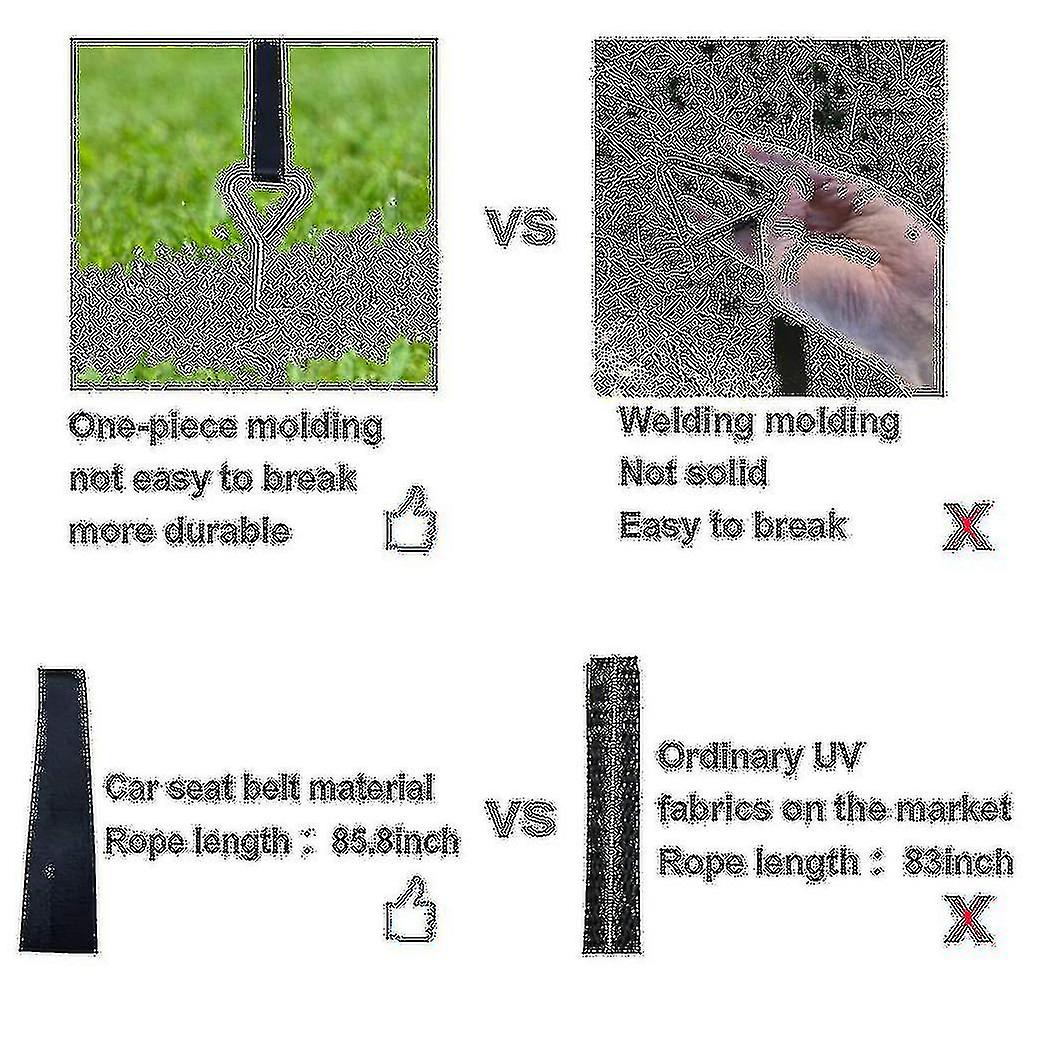 Heavy Duty Trampoline Parts Corkscrew Shape Steel Stakes Anchor Kit For ...