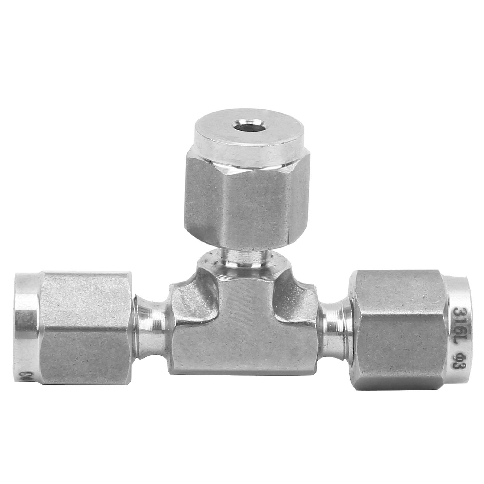 Compression Ferrule Connector Tee Equal Diameter 316 Stainless Steel ...