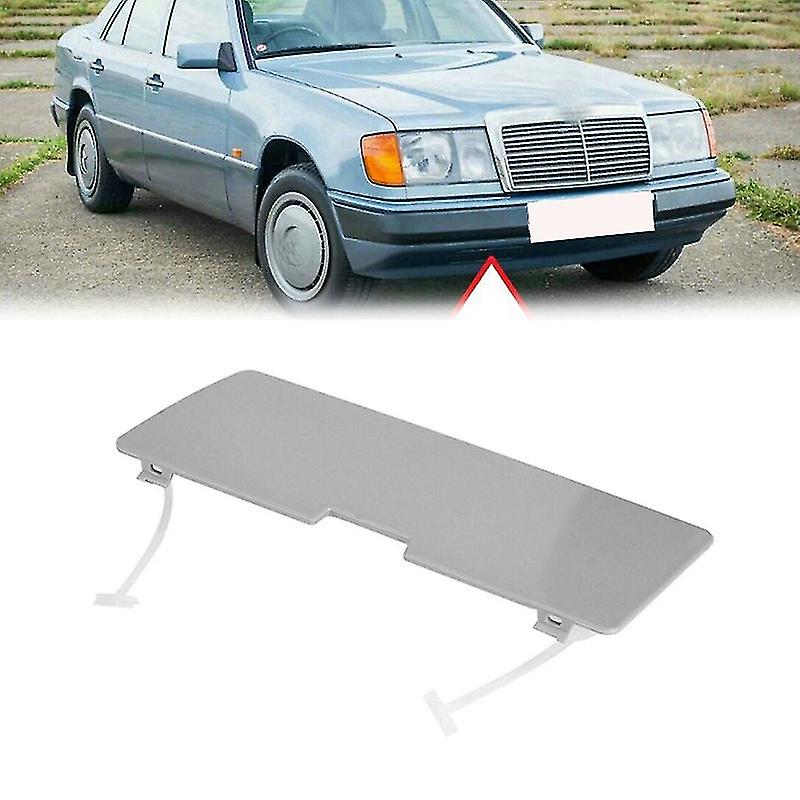 For E W124 Front Bumper Tow Cover Towing Hole Lid Trailer Cap Plate ...