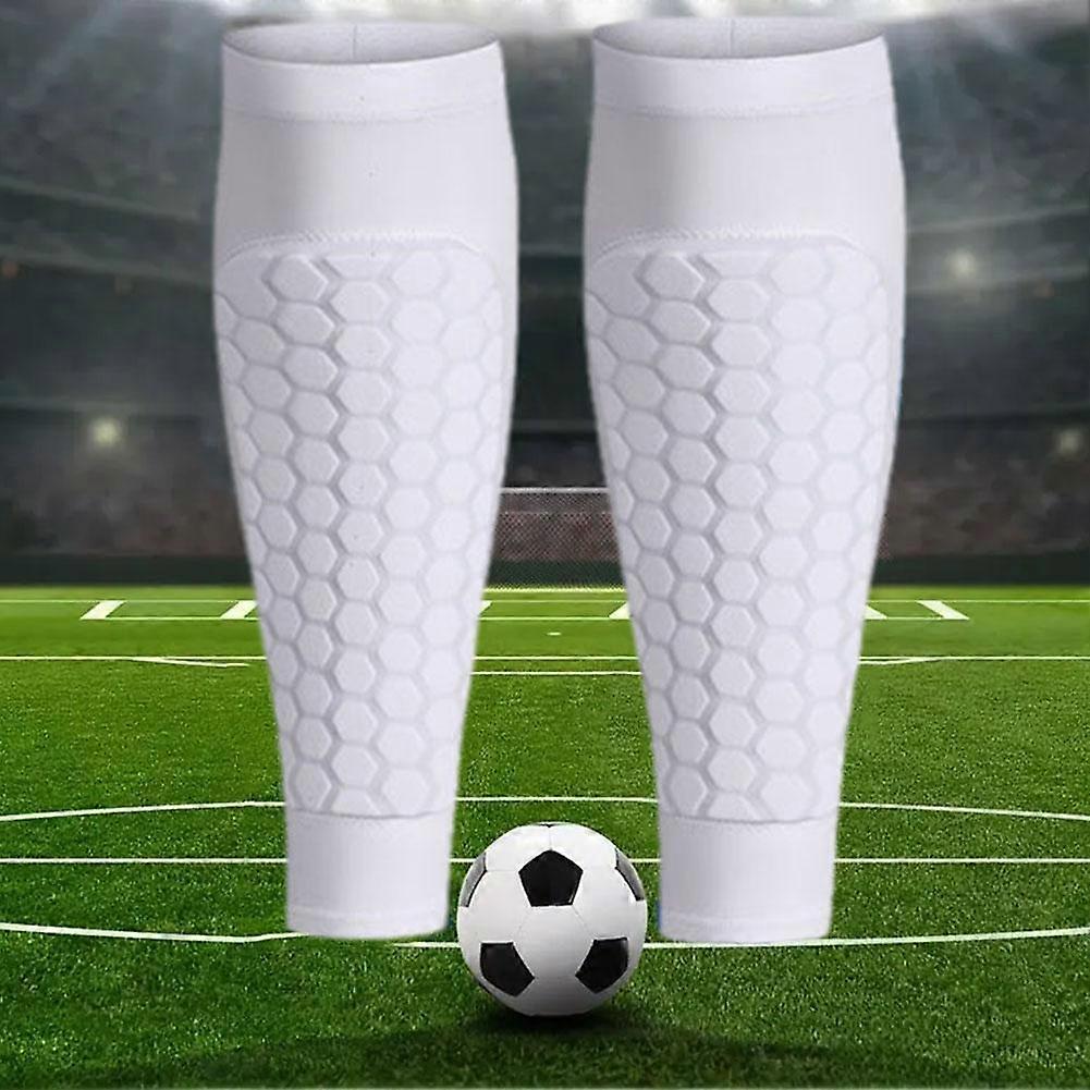 Leg Sleeves Shin Guards Shockproof Honeycomb Nylon Support Sock Shin ...