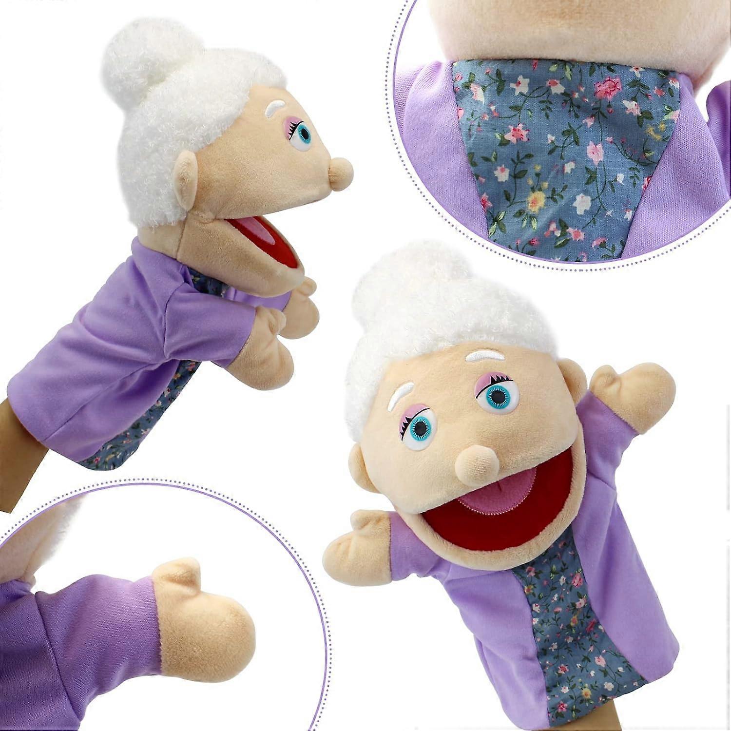 Family Hand Puppets,Puppets for Kids Role Paly Family Members 13.4 INCH ...