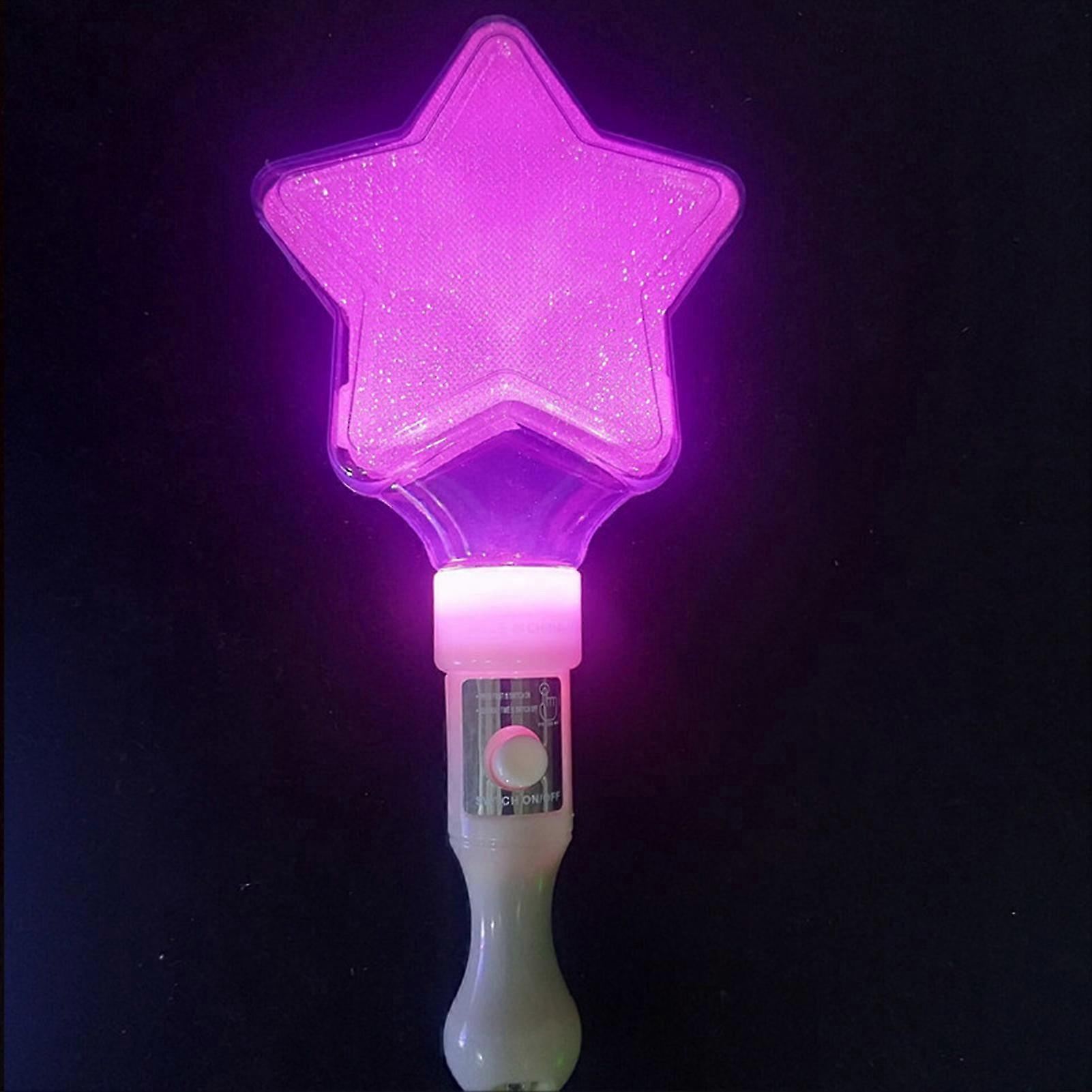 Cute Star Shaped Led Glow Stick Luminous Support Aid Rod Collection For ...