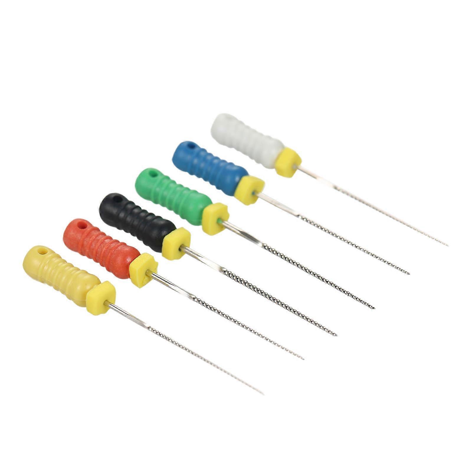 6 Boxes/Set Endodontic Root Canal K Files Hand Use Dental K-File/H-File ...