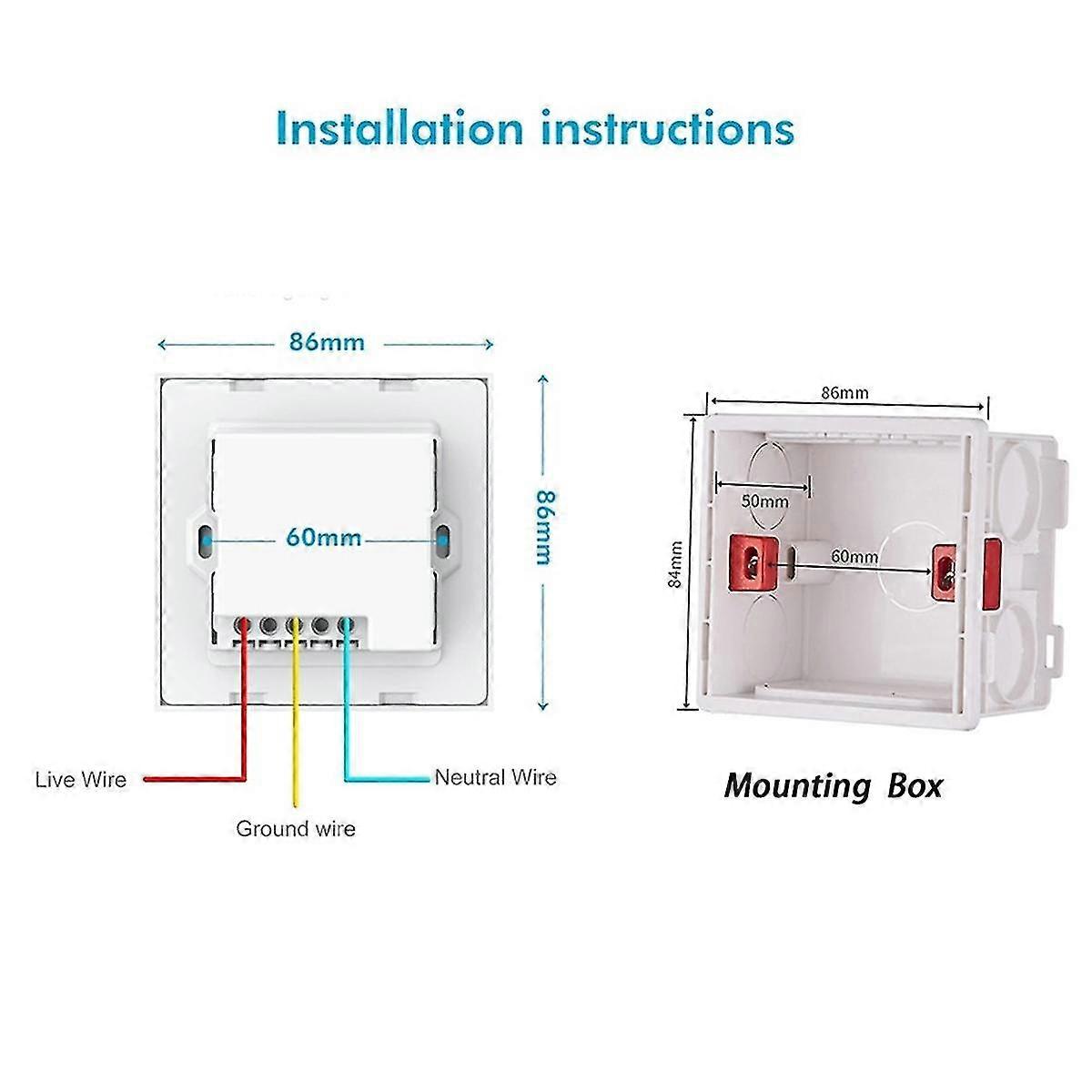 Wi-fi Tuya Smart Israel Wall Socket Power Plug Outlet Usb Type-c Pd20w ...