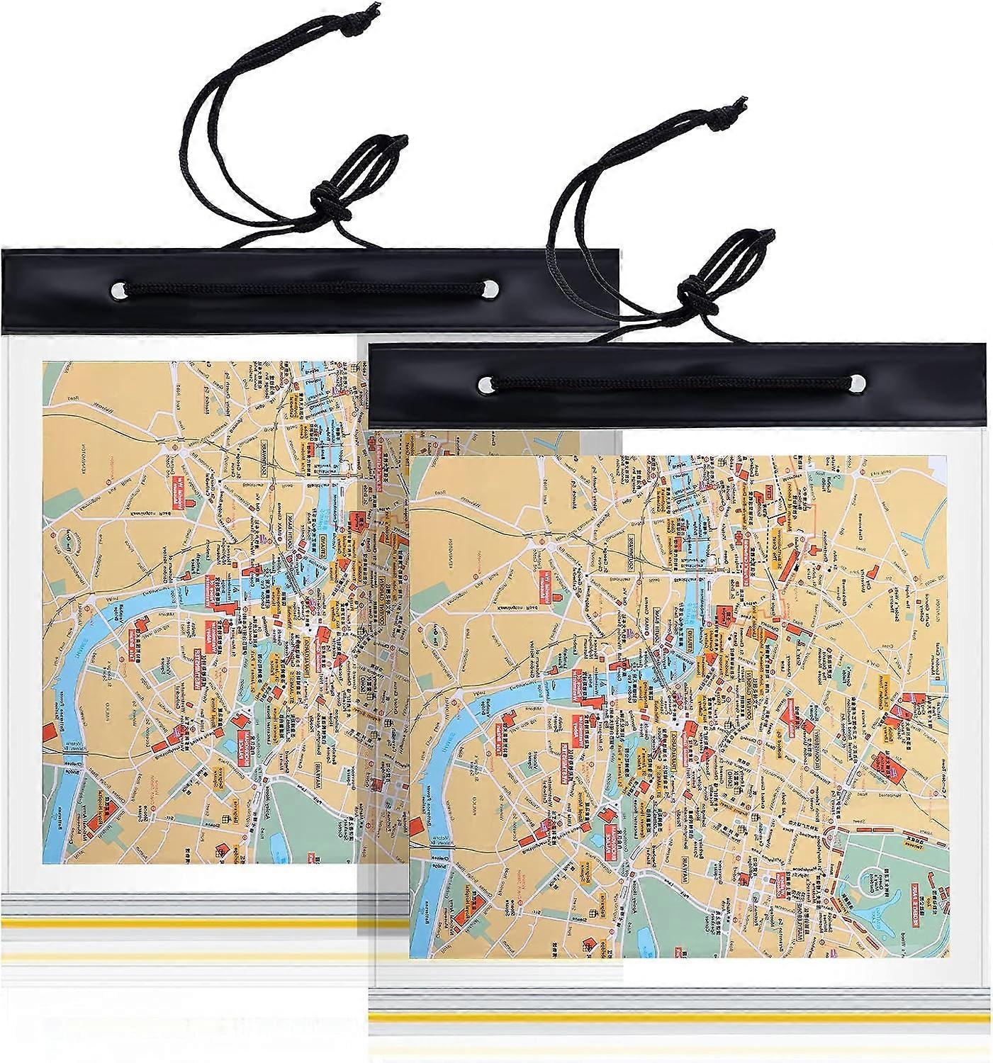 Sumind Waterproof Map Case Clear Map Holder Waterproof Walking A4 Map ...