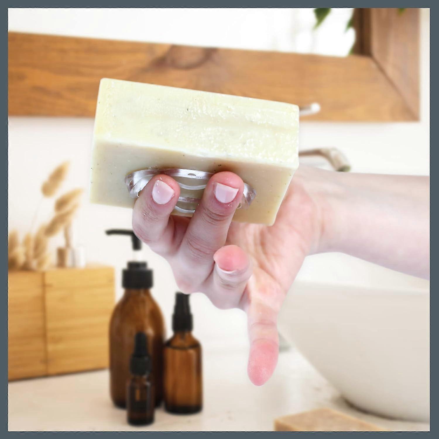 SoapStandle Bar Soap Grip, USA Made, Dish / Holder Replacement Dries No ...
