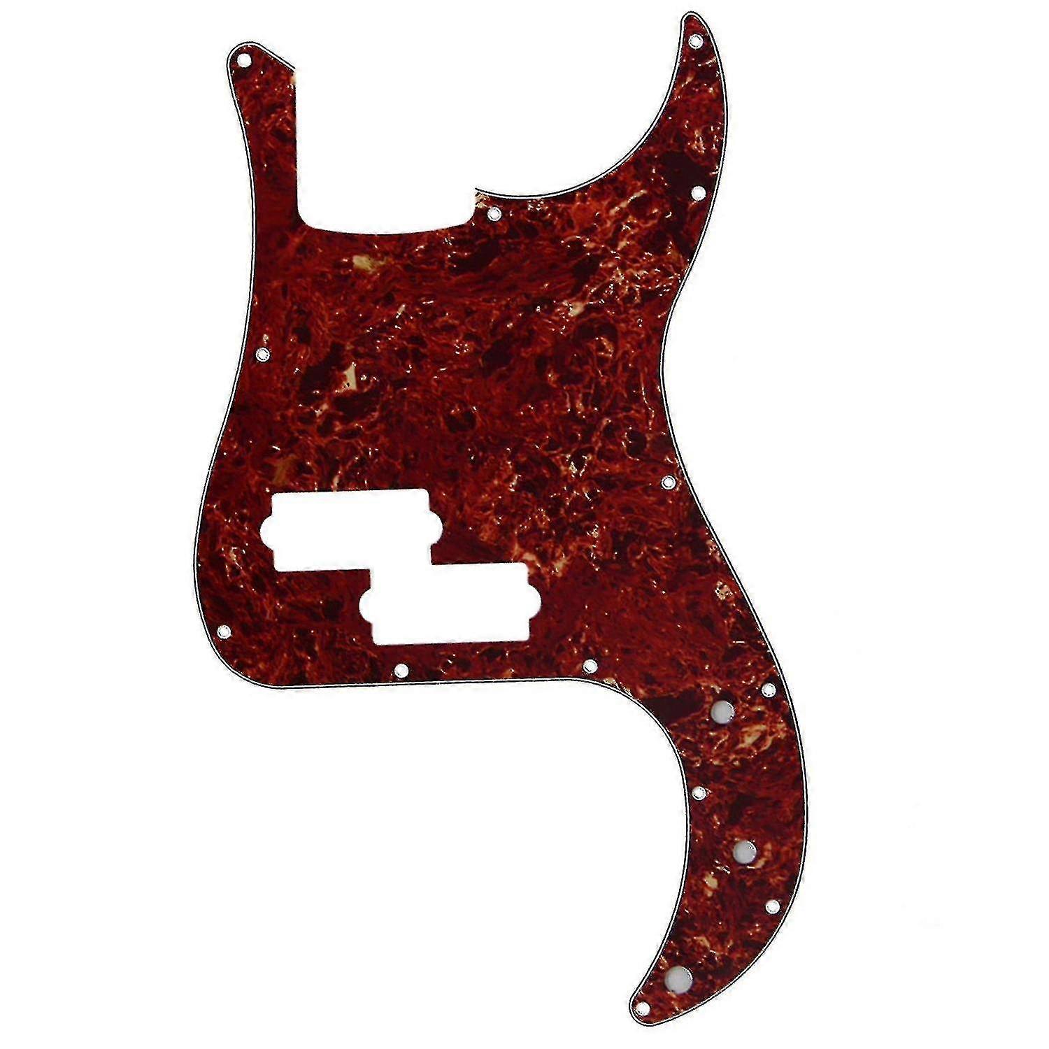 For P Bass Parts 3 Ply Pvc Brown Tortoise Shell Pb Bass Pickguard ...