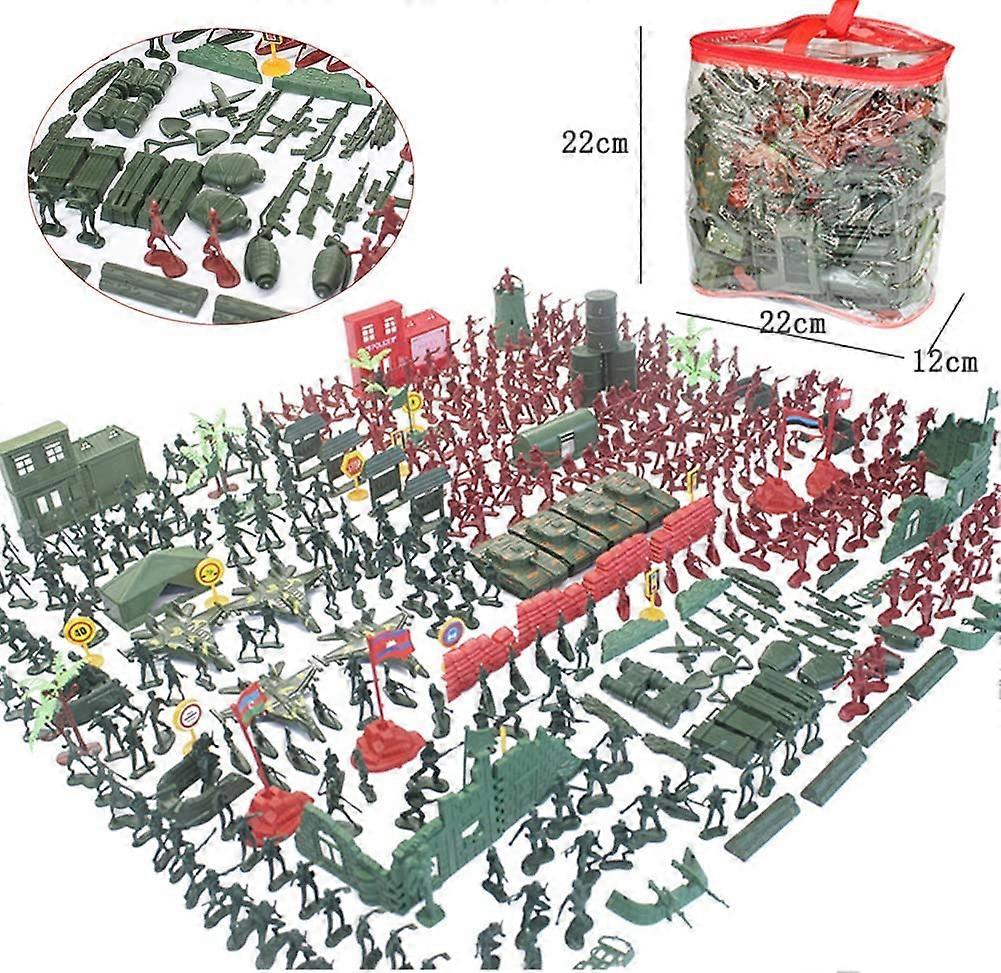 330 Pieces Army Action Figures Set, Military Play Set with Soldiers ...