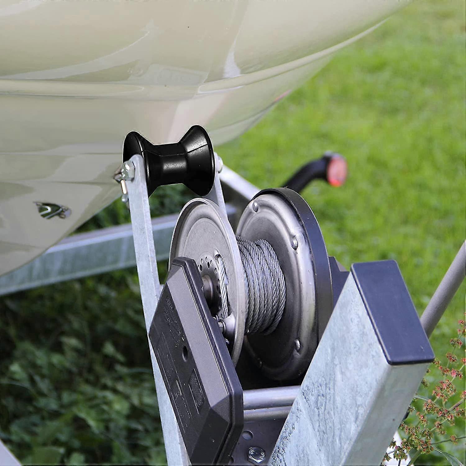 2 Pieces 3 Inch Boat Trailer Rollers Rubber Bow Roller Yacht Boat ...