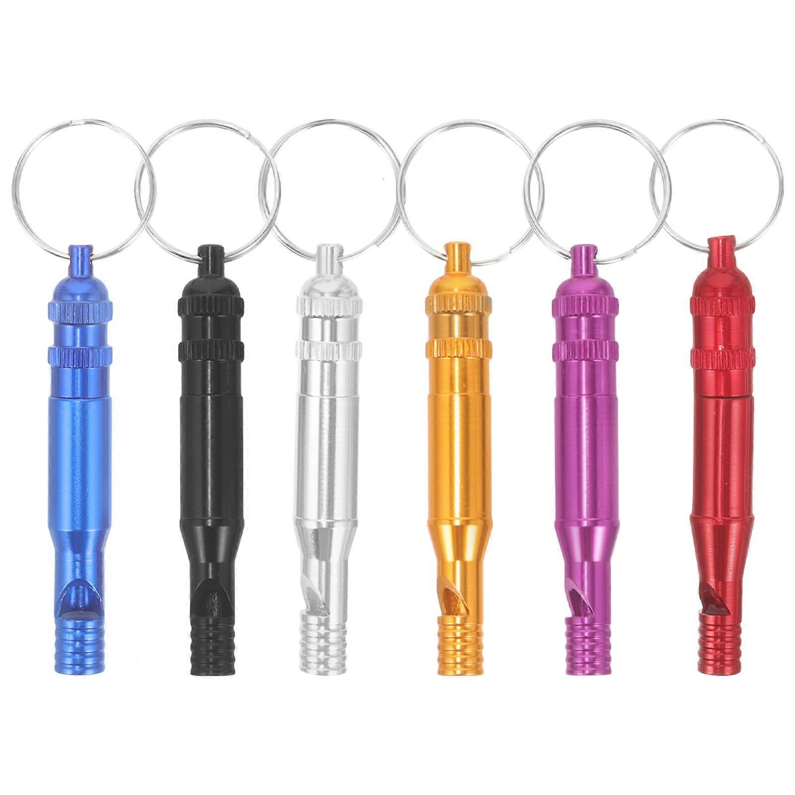 6Pcs Emergency Whistle Small Survival Whistle Hiking Whistle Hiking ...