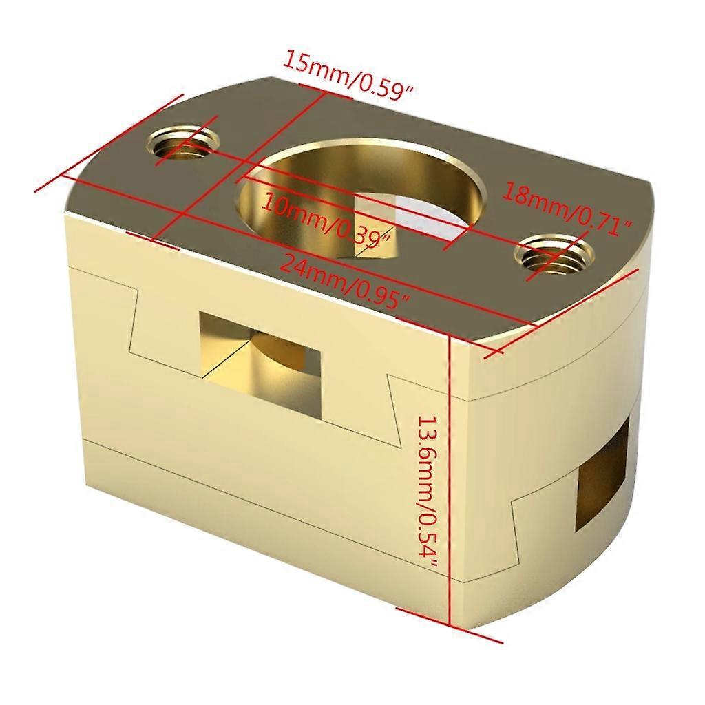 Square Couplings T8 Z-axis Screw Hot Bed Oldham Coupling For Ender3 3D ...