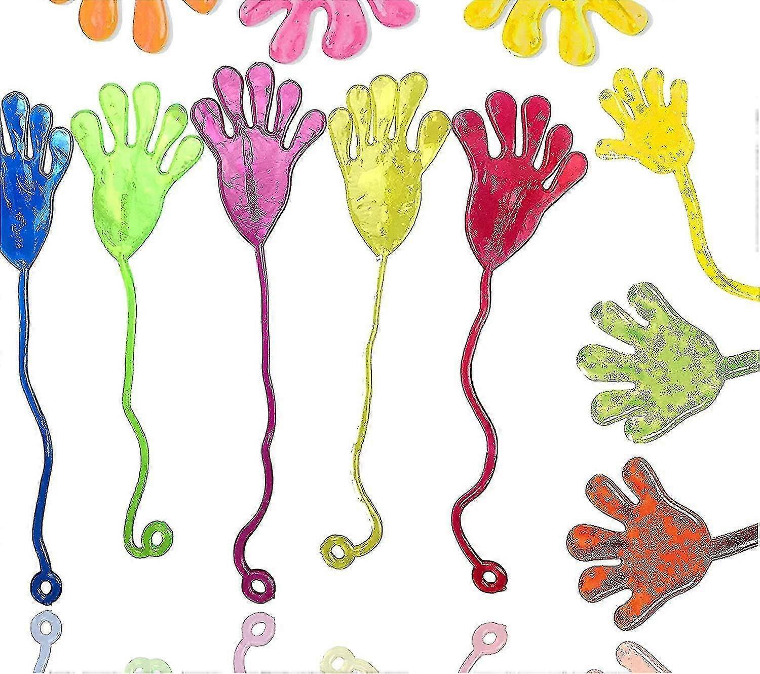 72 Pieces Colorful Goo Hand Shapes for Kids Party - Fun and Safe Non ...