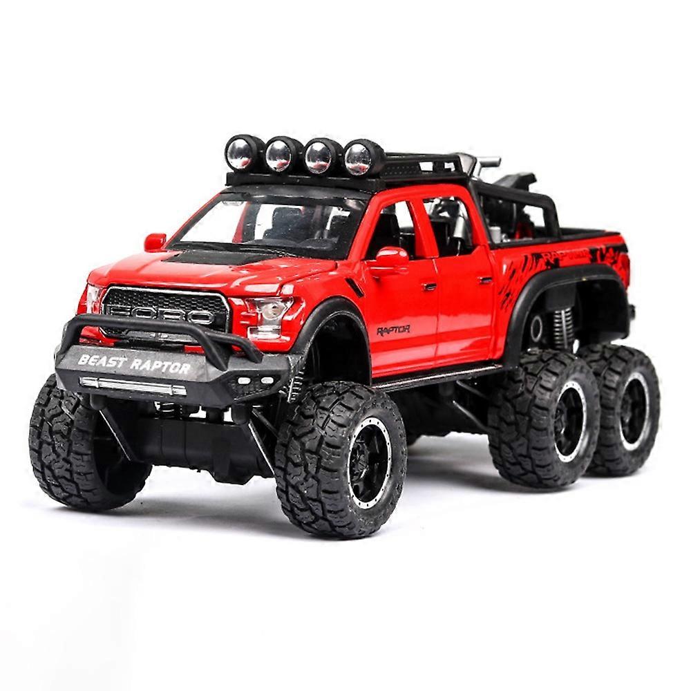 Ford Raptor 1:28 Scale Diecast Model Truck Off-Road Vehicle Toy Car ...