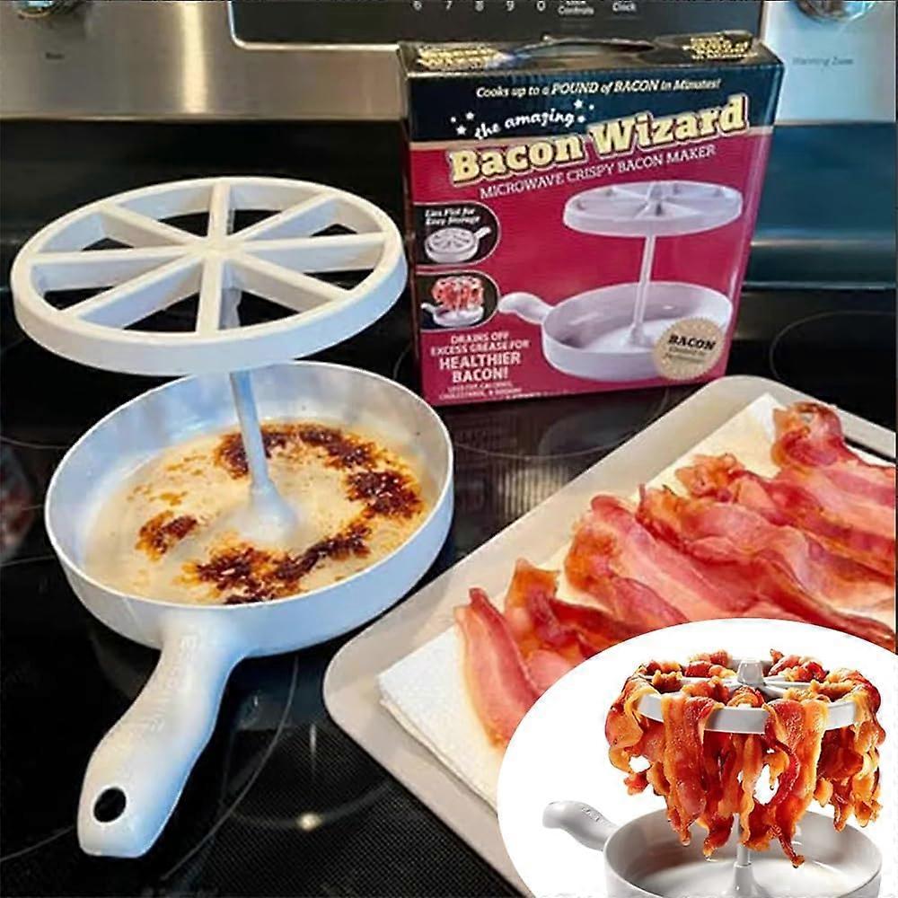 Microwave Bacon Cooker, Microwave Bacon Dish, Bacon Wizard Microwave ...