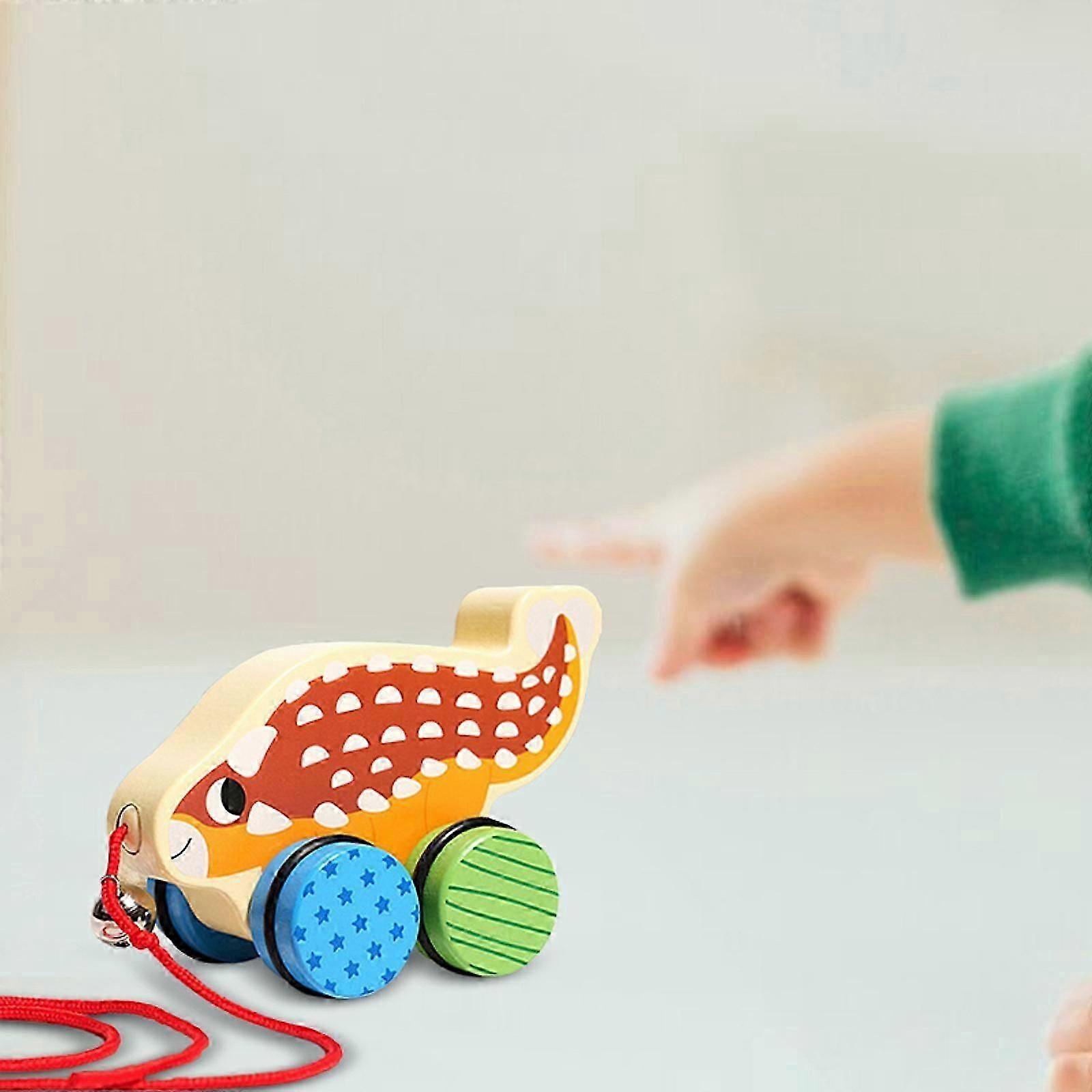 Pull Along Toy with String Animal Push and Pull Along Toy Fine Motor ...