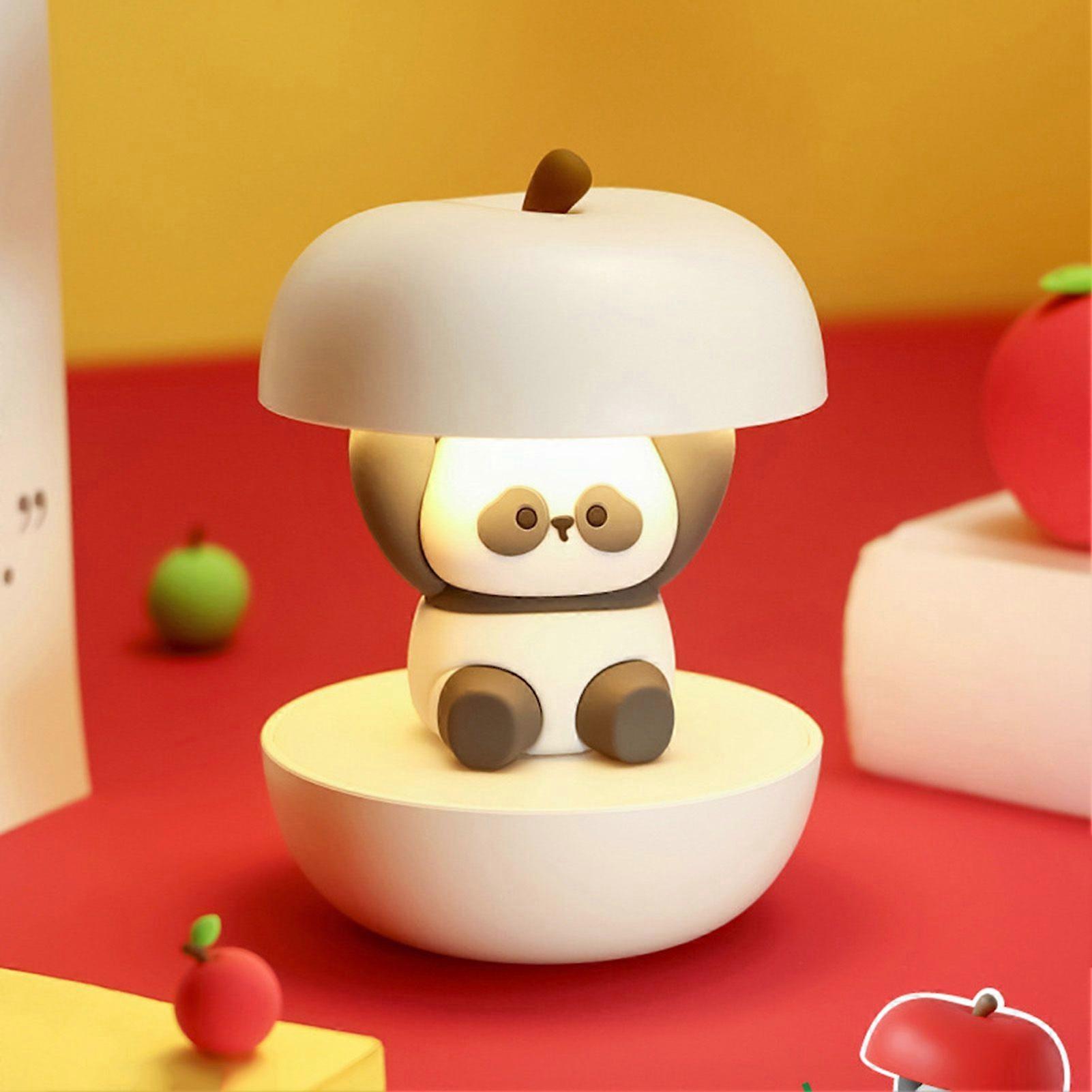 Apples Panda Night Light USB Rechargeable LED Bedside Lamp Ambient ...