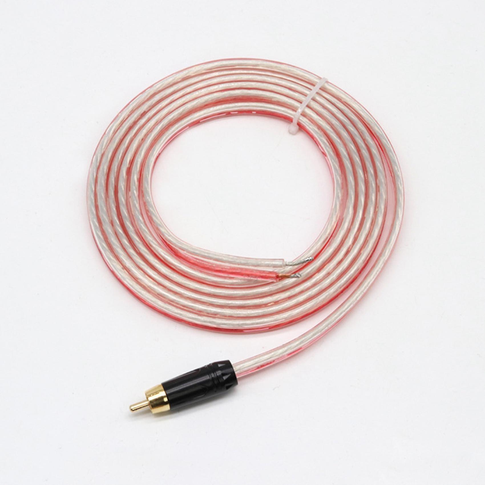 Replacement Repair Speaker Bare Wire Cable 5ft With Rca Plug To ...
