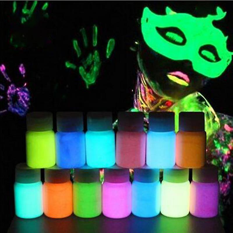 20g Glow In The Dark Paint Self-luminous Phosphorescent Glowing Paints ...
