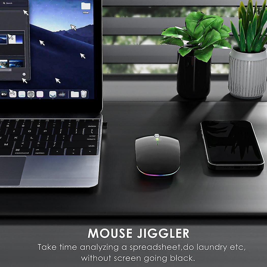 Mouse Jiggler Anti Hibernate Auto Move Cursor Virtual Wireless Bluetooth Mouse Prevent Computer