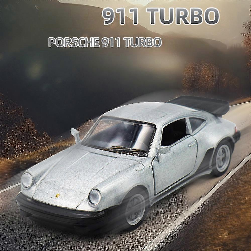 1/36 Scale Porsche 911 Turbo Toy Car Model Alloy Diecast Retro Racing ...