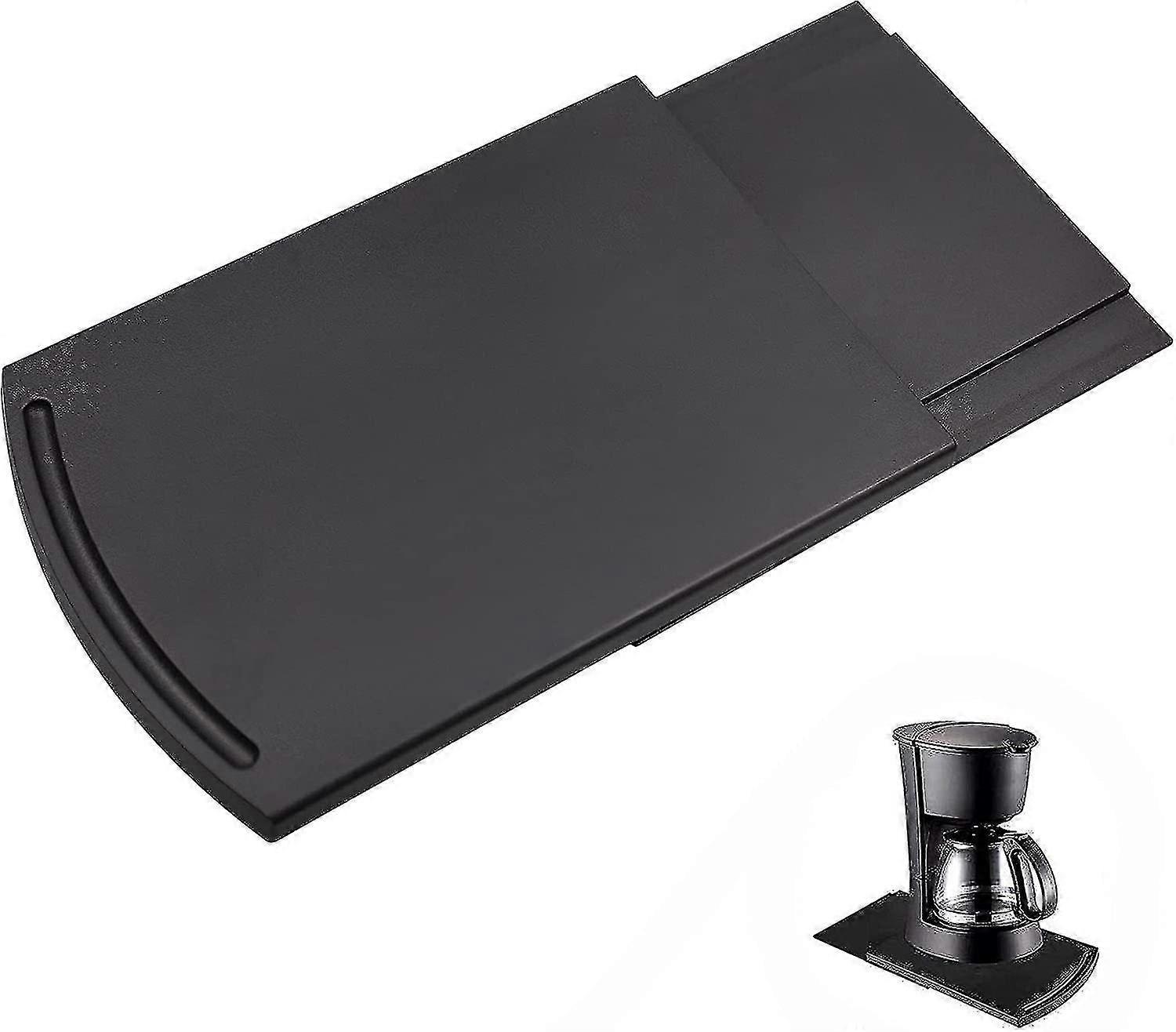 Coffee Machine Mat Kitchen Sliding Coffee Tray Extendable Coffee Maker ...
