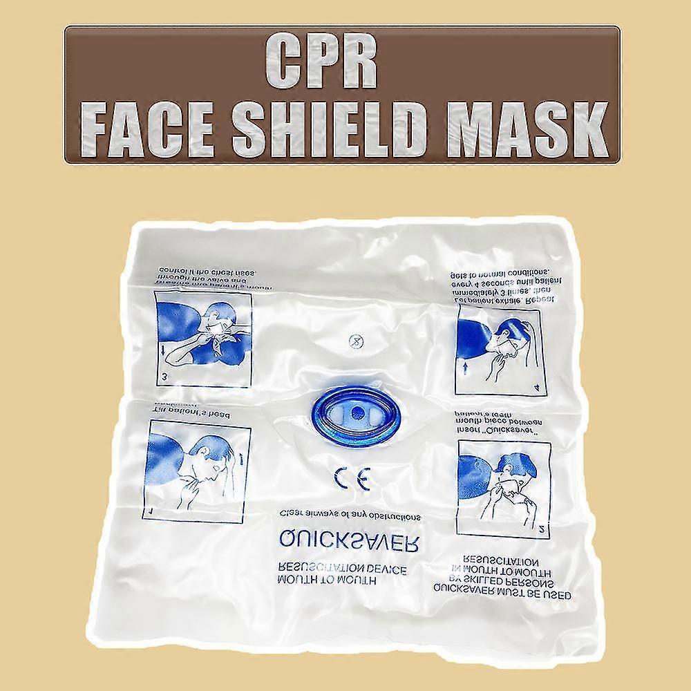 5pcs Emergency Medical Mouth To Mouth Cpr Face Mask Cpr Face Shield ...