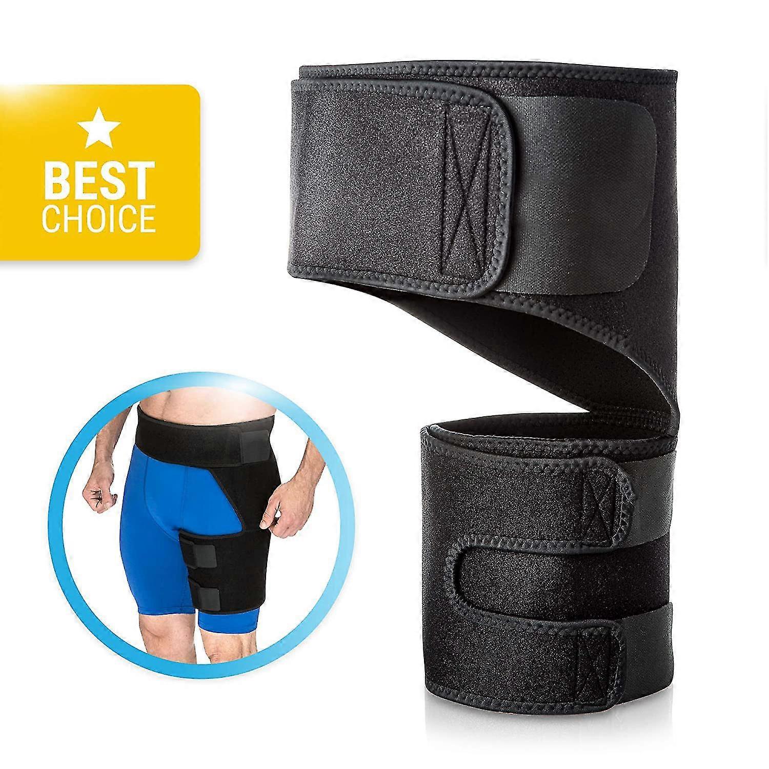 brace for hip, sciatica nerve pain relief thigh hamstring, quadriceps ...
