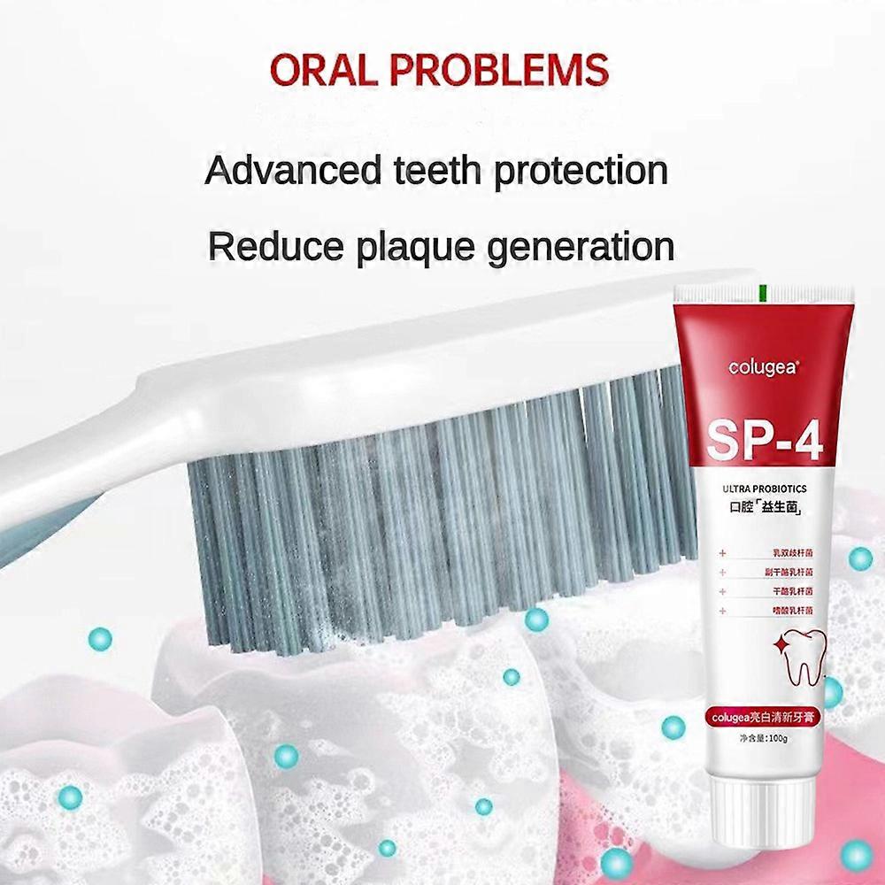 Probiotics SP4 Toothpaste Whitens The Breath And Freshens The Mouth To ...