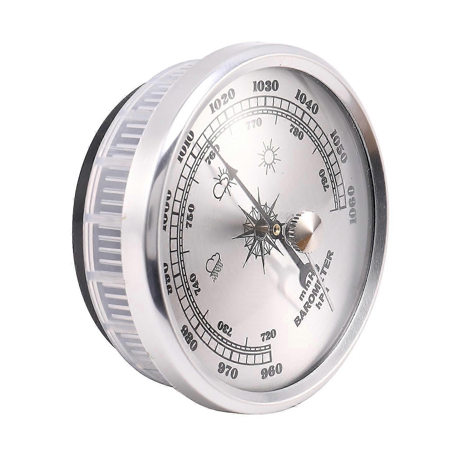 Pressure Gauge Weather Station Metal Wall Hanging Barometer Atmospheric ...