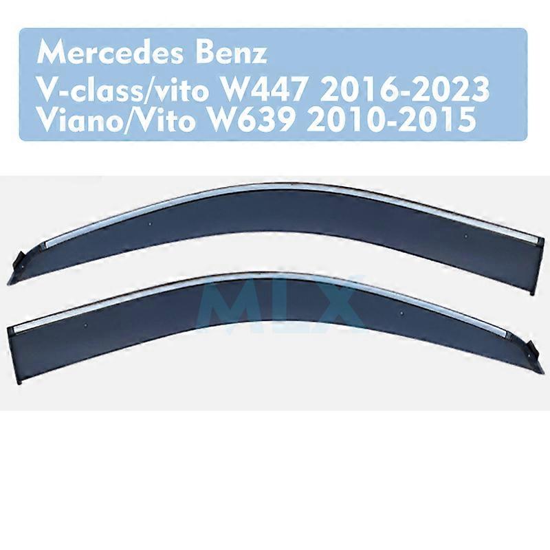 FOR Mercedes Benz Viano V-Class Vito W447 W639 Window Visor Deflector ...