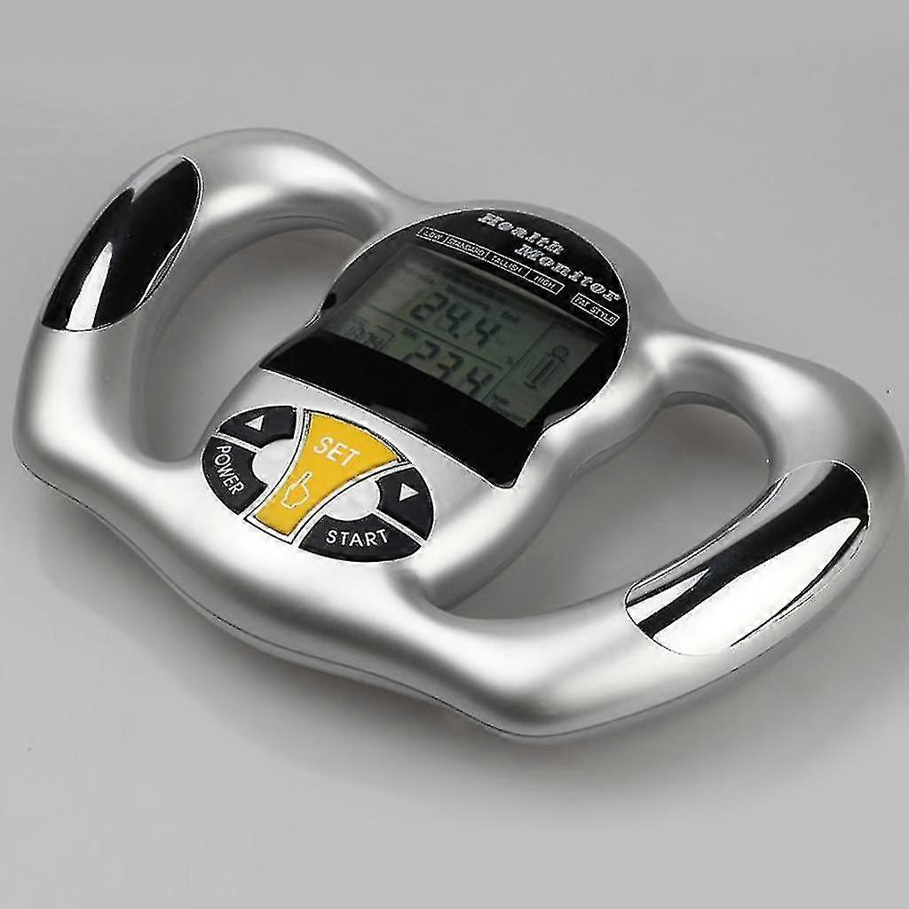 Body Fat Meter Handheld Digital Body Fat Analyzer Health Monitor ...