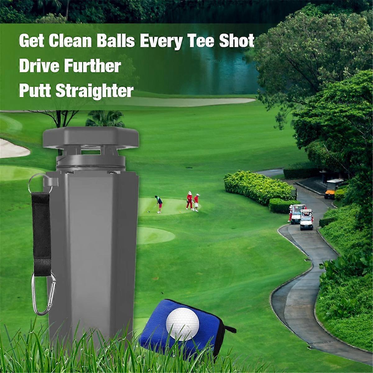 Golf Ball Washer Portable Towel Cleaning Machine Tool Reusable Outdoor ...