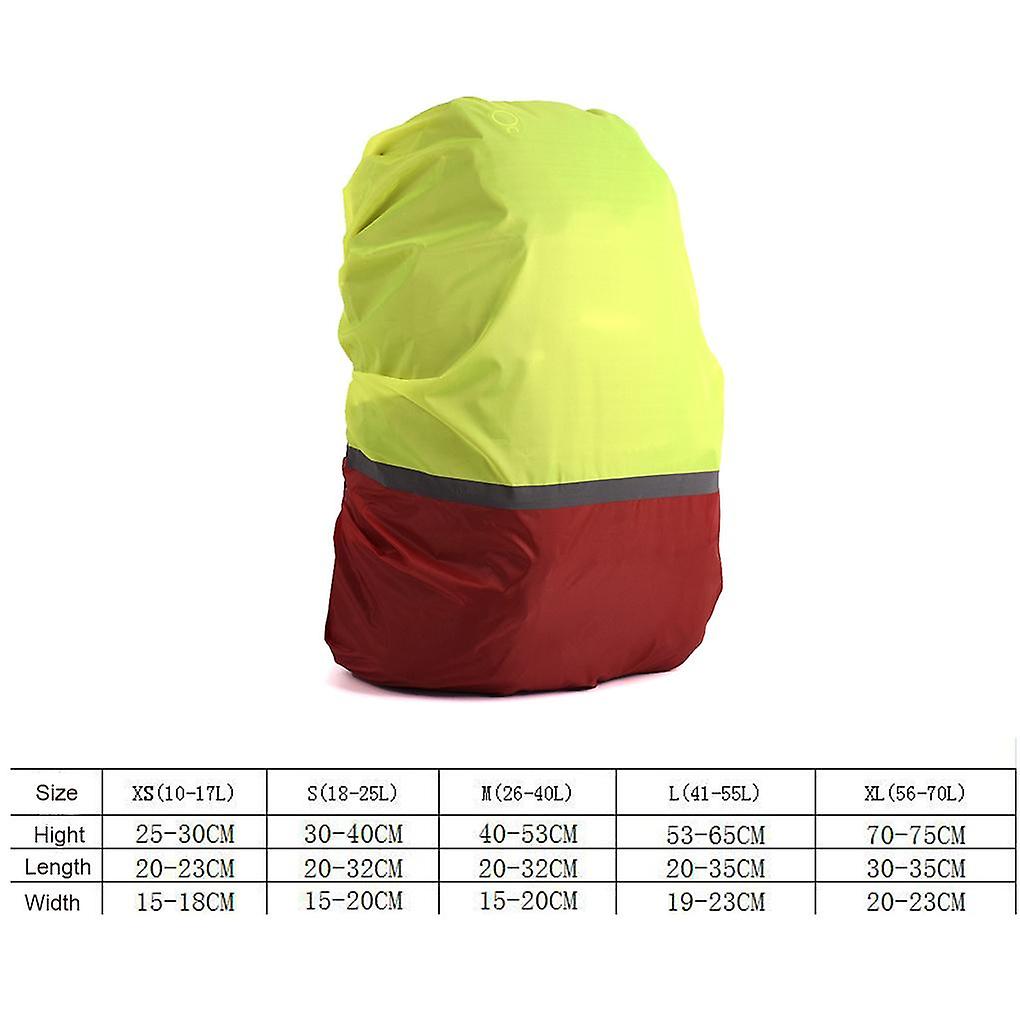 Multi colors backpack rain cover reflective waterproof bag cover ...