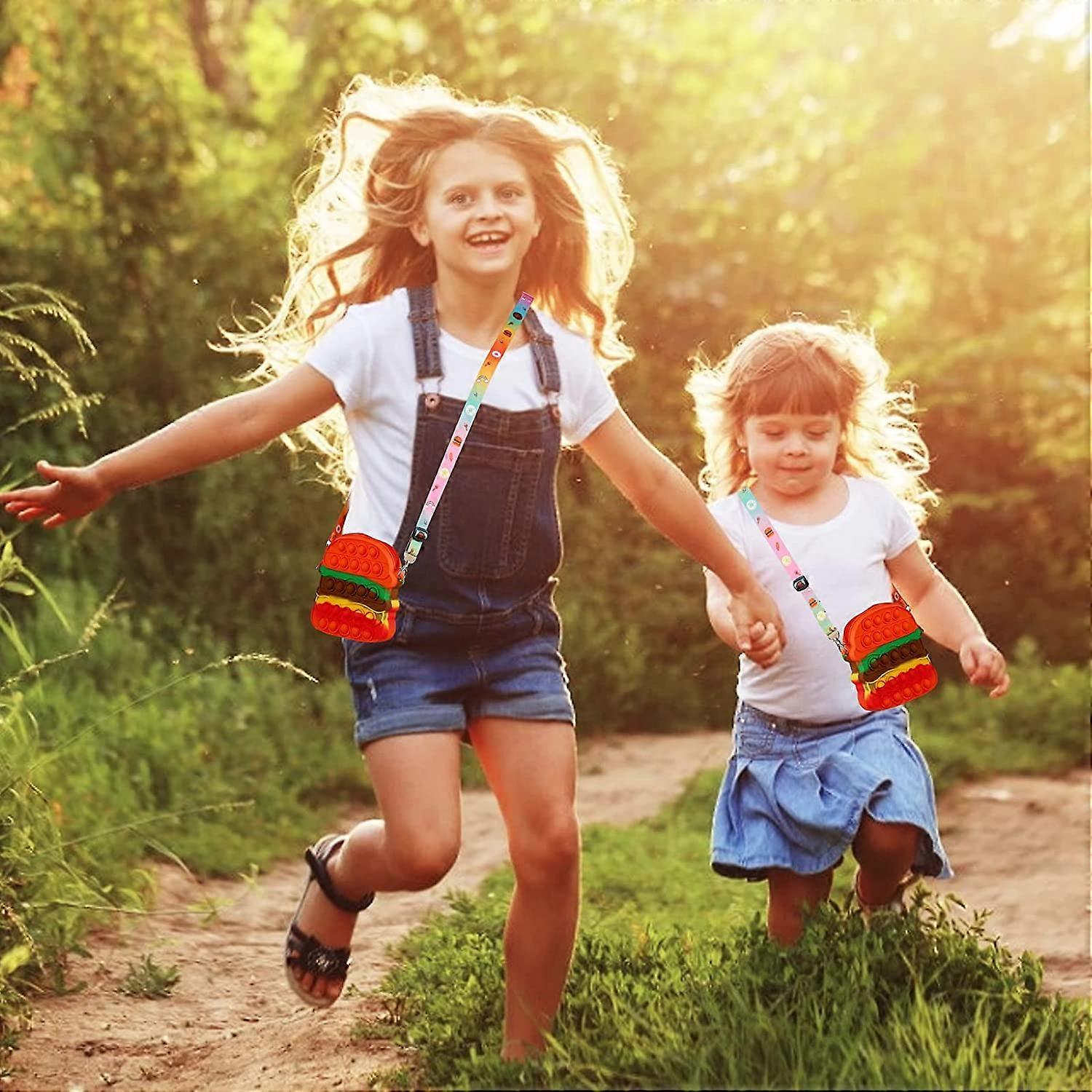 Pop Purse Fidget Bag for Girls,Pop Shoulder Bag Fidget Toys for Kids ...