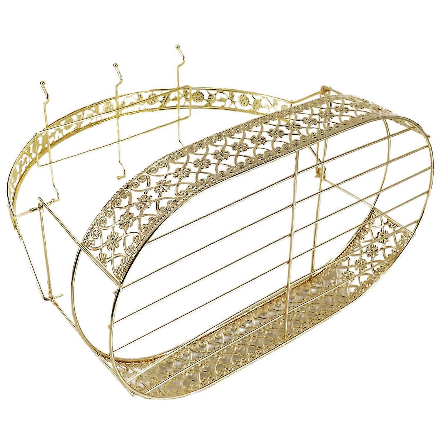 Gold -Capacity Rack Plating Coffee Cup Hob Dish Rack Can Cups, Saucers ...