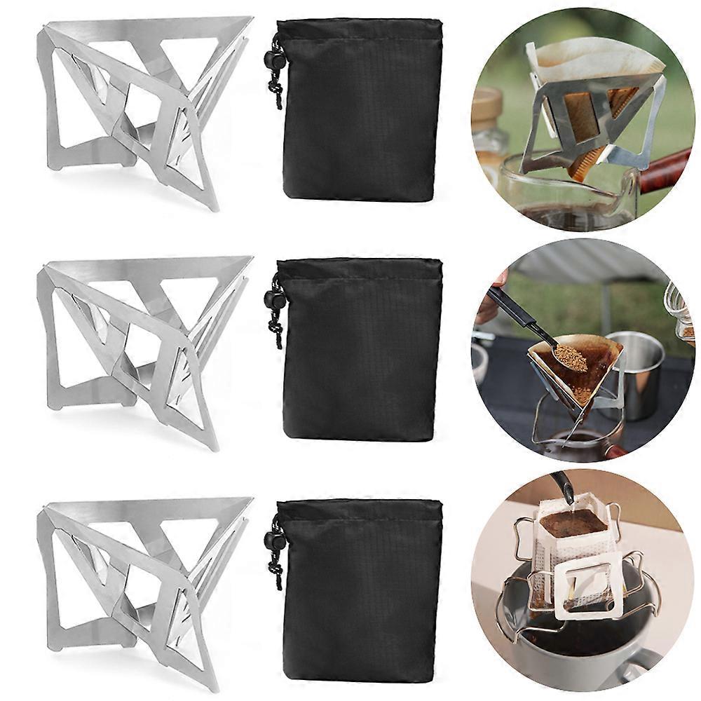 Coffee Filter Holder Stainless Steel Portable Reusable Outdoor Camping ...