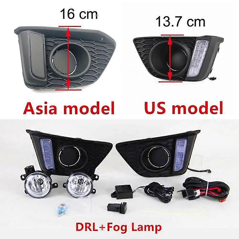 Till Honda Jazz fit 2014 2015 2016 Bil LED Varselljus LED DRL ...