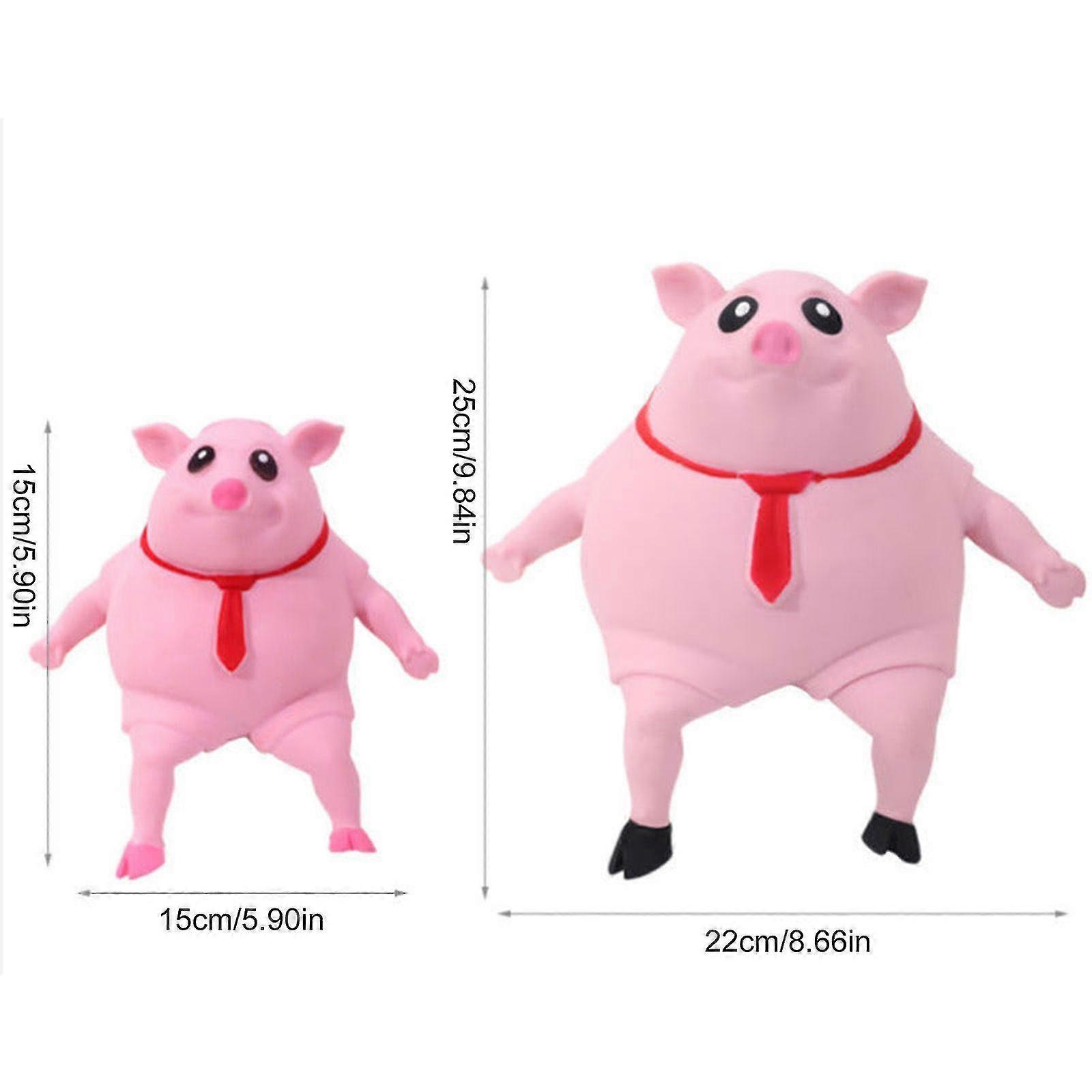 New Pink Pig Squishy Toy Pig Squeeze Toyscute Pig Man Sensory Stress ...
