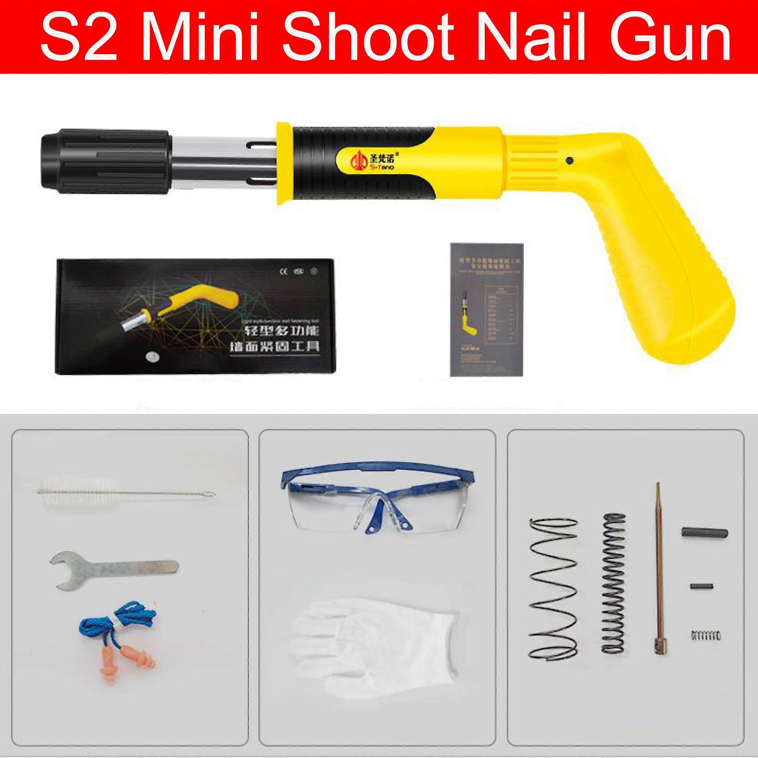 Mini Shoot Nail Gun Concrete Wall Anchor Wire Slotting Device Fastener ...