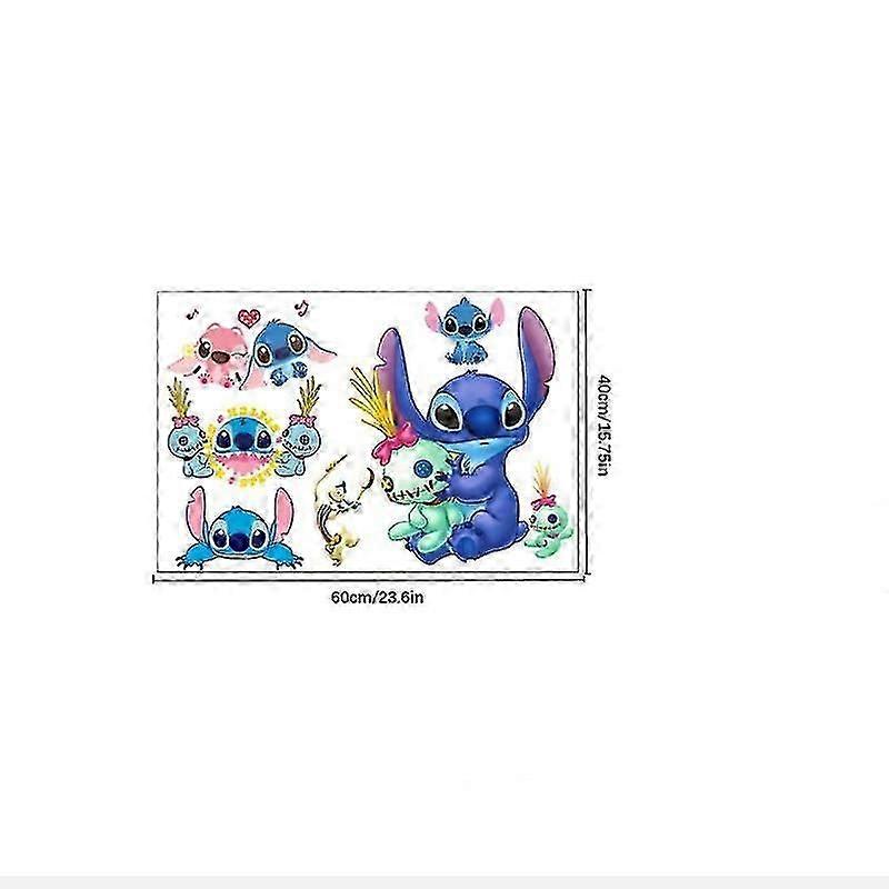 Lilo And Stitch Stickers Self-adhesive Pvc Wall Stickers Children's ...