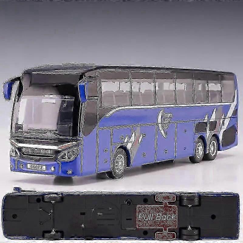 1/50 Setra Luxury Coach Bus Toy Car Diecast Miniature Model Pull Back ...