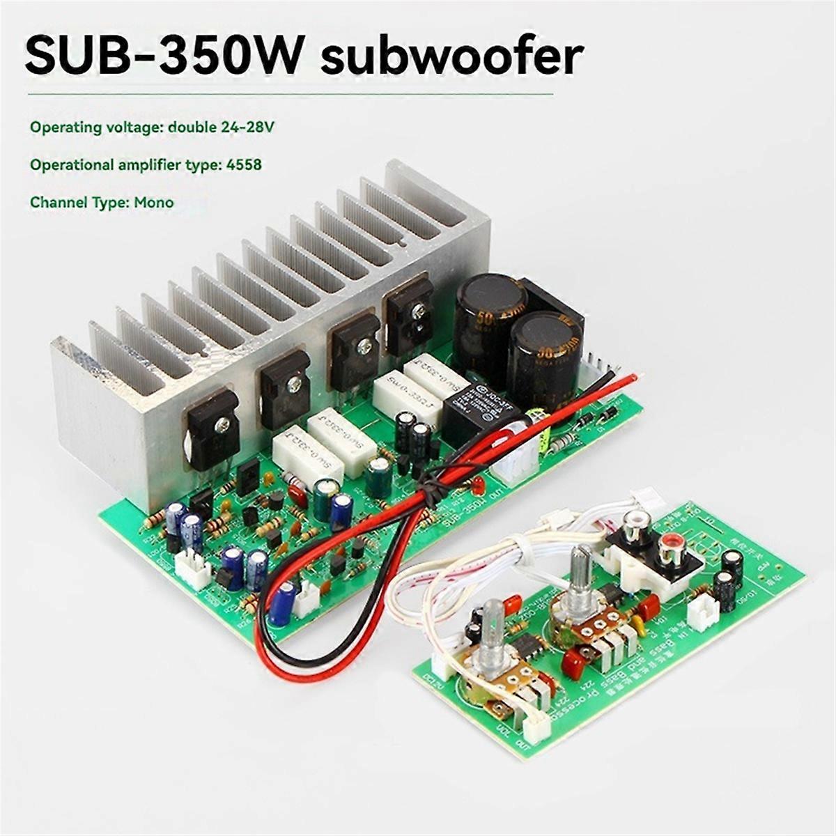 350W Subwoofer Amplifier Board Mono High Power Subwoofer Amplifier ...