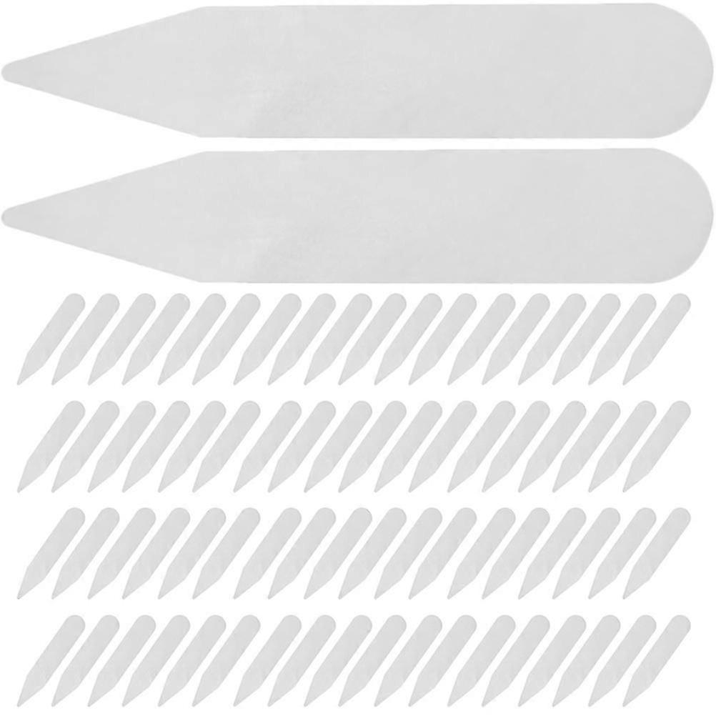 200pcs Shirt Collar Inserts Shirt Collar Support Collar Stays Collar ...