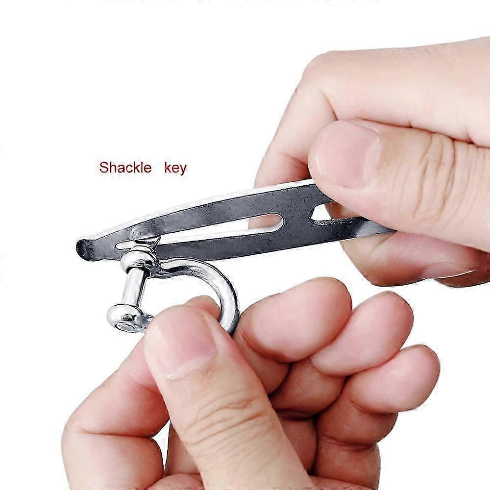 Stainless Steel 316 Boat Deck Key Shackle Key Multi-Tool Screw Driver ...