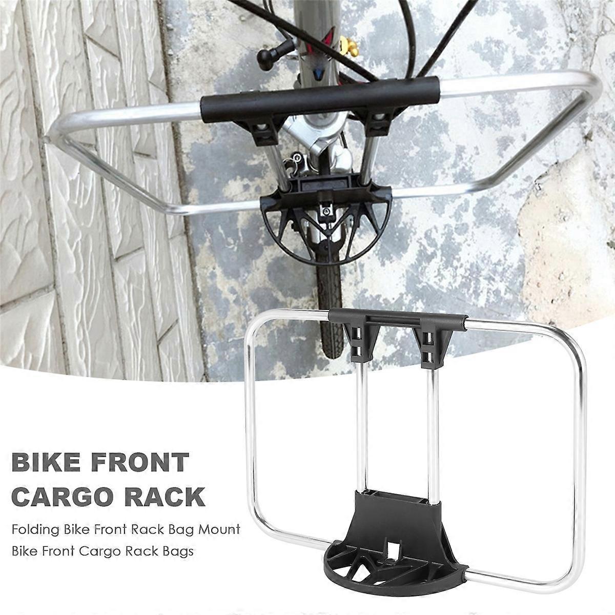 Folding Bike Front Rack Bag Mount Bike Front Cargo Rack Bags for S-Bag ...
