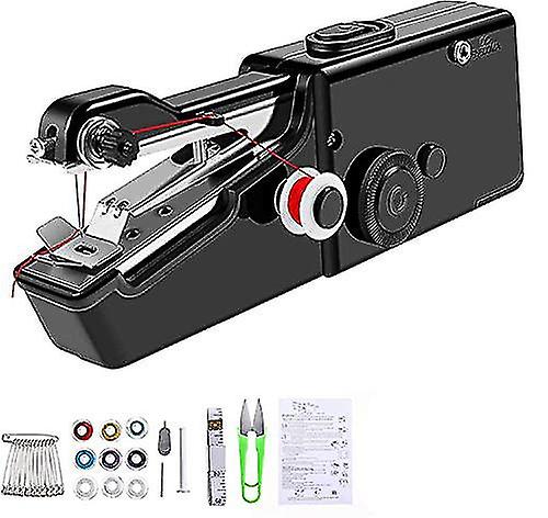 Handhållen symaskin, mini praktisk bärbar sladdlös symaskin elektrisk ...